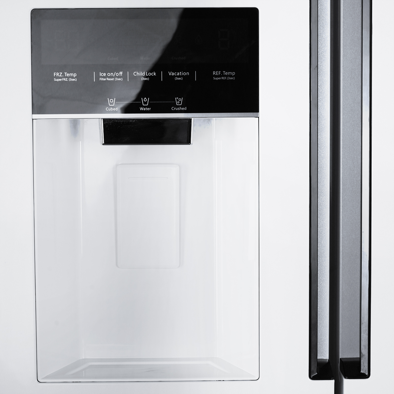 یخچال و فریزر ساید بای ساید ۲۷ فوت اسنوا مدل SN8-2261GW رنگ سفید براق. انتخاب من