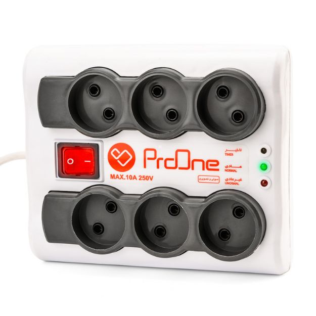 محافظ برق پرووان PPS610 3M WHITE محافظ سفید. فروشگاه آنلاین انتخاب من