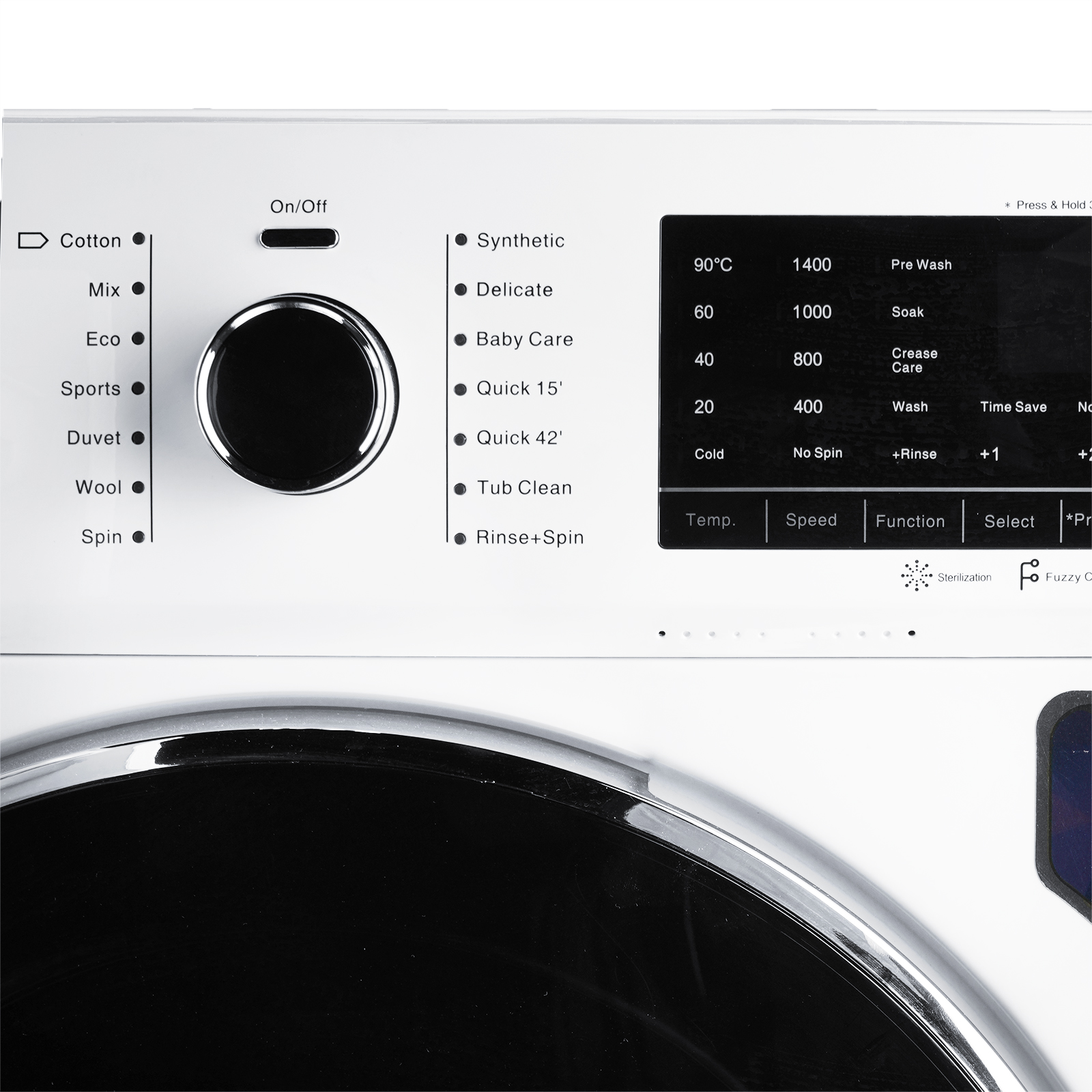 ماشین لباسشویی سام مدل P1475W ظرفیت 9 کیلوگرم رنگ سفید. انتخاب من